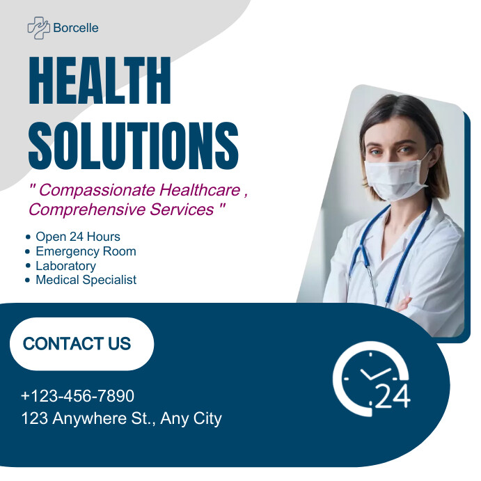 health solution template | PosterMyWall