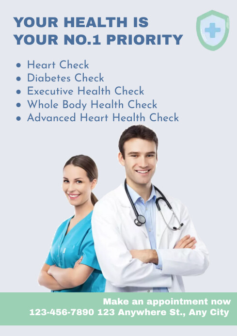 health template | PosterMyWall