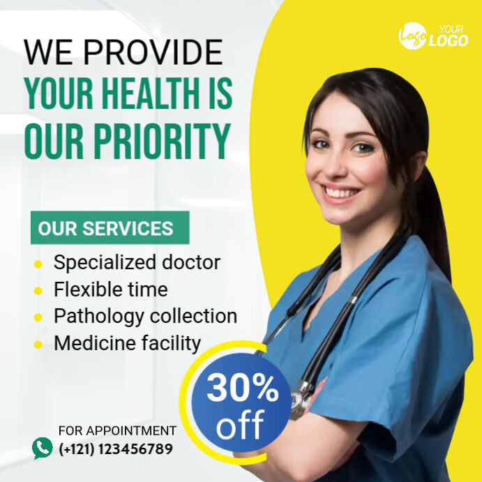 Healthcare Ads Template | PosterMyWall