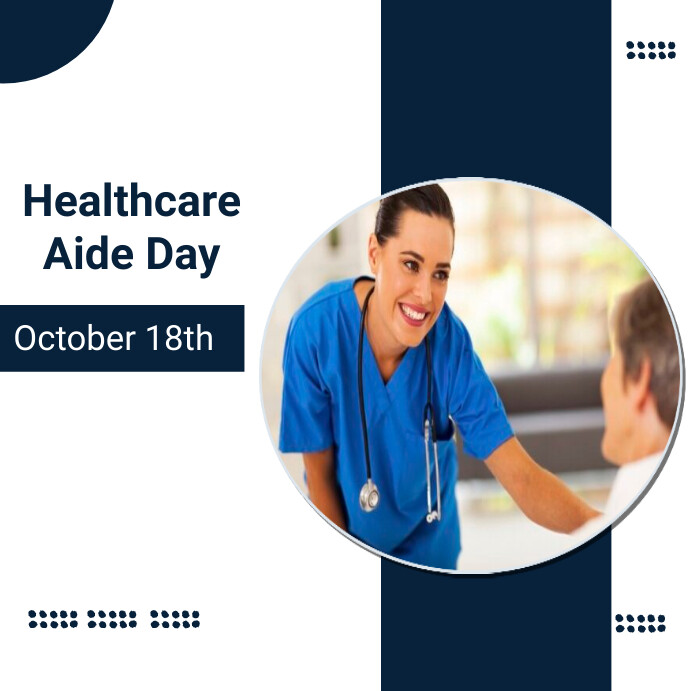 healthcare aide day Template | PosterMyWall
