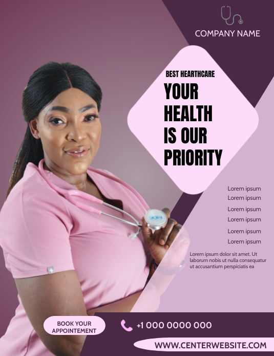healthcare center flyer Template | PosterMyWall
