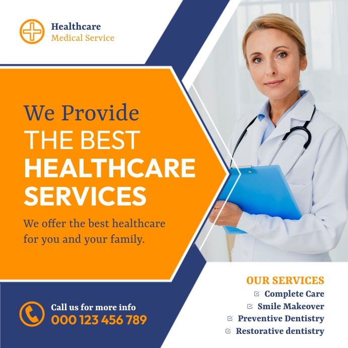 Healthcare Instagram Post Template | PosterMyWall