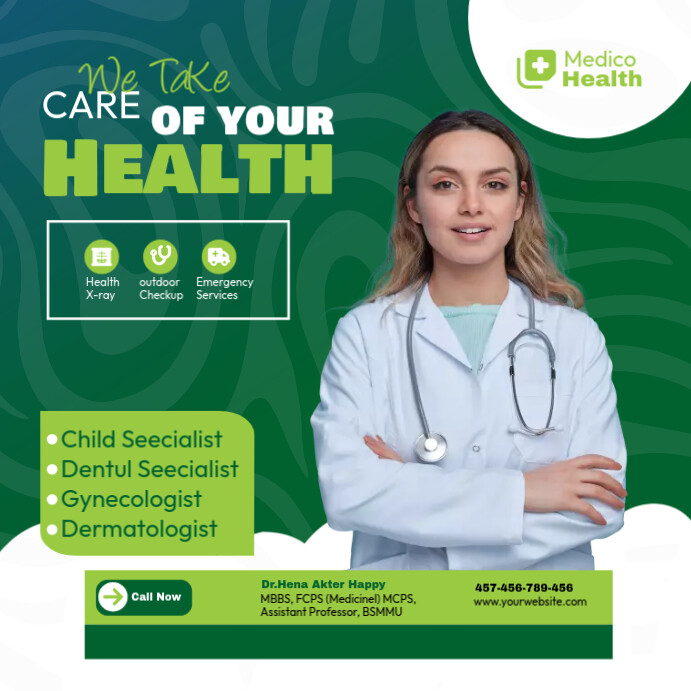 Plantilla de Healthcare post template | PosterMyWall