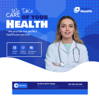 Healthcare prevention banner or square flyer Template | PosterMyWall