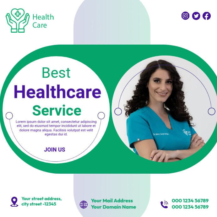 Healthcare Service Flyers Template | PosterMyWall