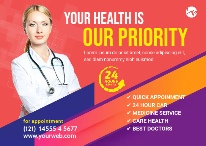 Healthcare Services Ad Template | PosterMyWall