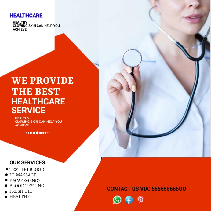 Iklan Layanan Kesehatan Templat | PosterMyWall