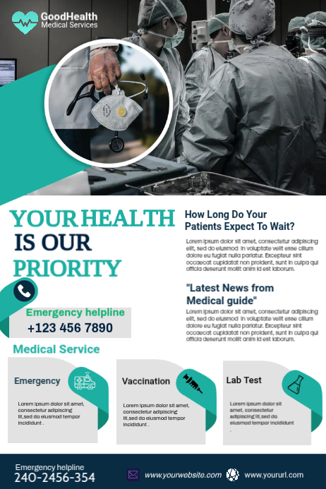 Healthcare Services Template | PosterMyWall