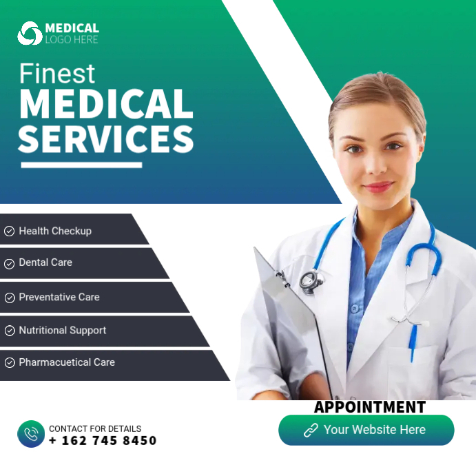 Healthcare Services Template | PosterMyWall