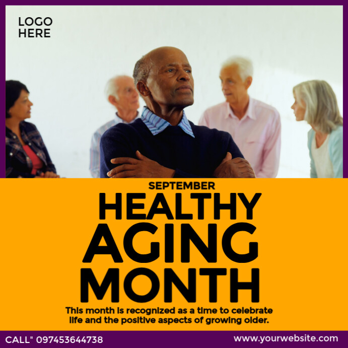Copy of Healthy Aging Month | PosterMyWall