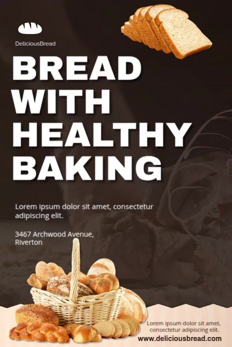 Healthy Bread Ads Template | PosterMyWall