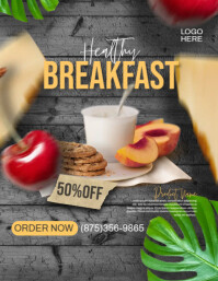 Delicious Breakfast Ads Template | PosterMyWall