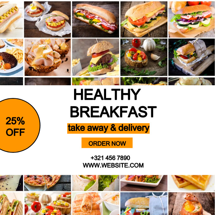 Copy of Healthy Breakfast | PosterMyWall