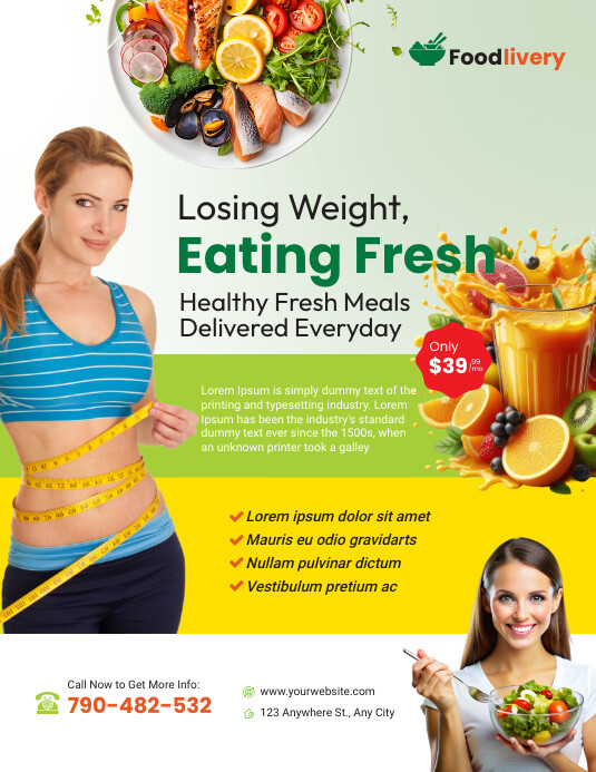 Healthy Diet Program Flyer Template | PosterMyWall