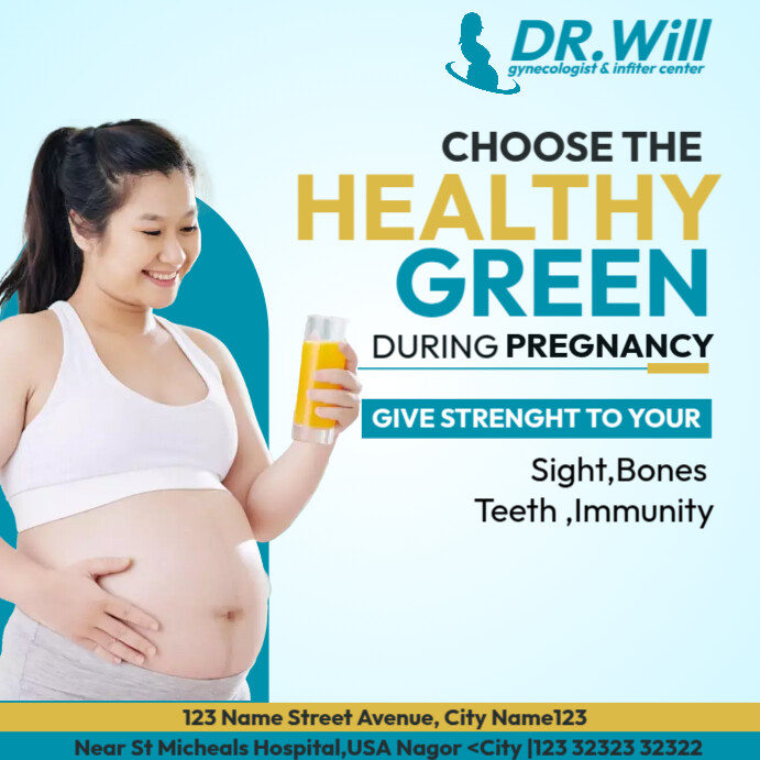 Healthy Drinks For Preggy Template | PosterMyWall