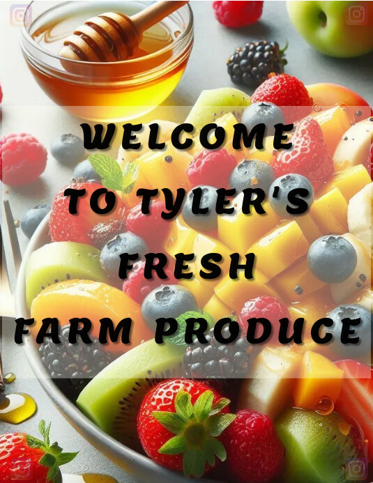 Healthy Farm Produce Template | PosterMyWall