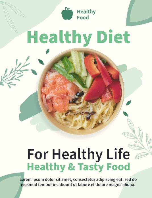 Healthy Food Ads Template | PosterMyWall