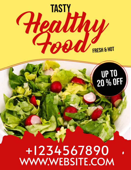 healthy food Template | PosterMyWall