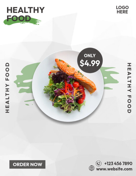 Copy of Healthy Food Flyer | PosterMyWall