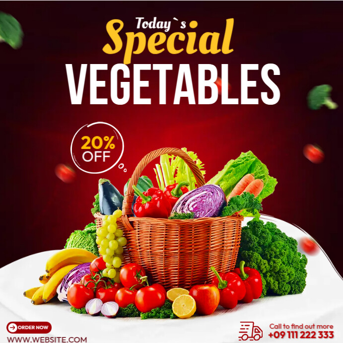 Healthy Food Special Template | PosterMyWall