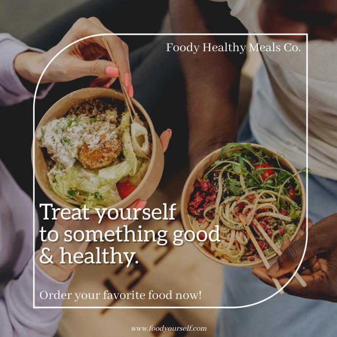 Healthy Food Your Day Template | PosterMyWall