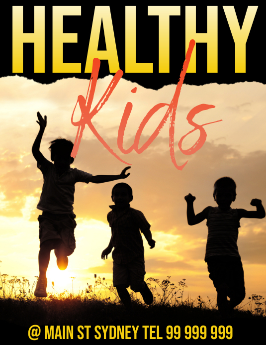 healthy kids Template | PosterMyWall