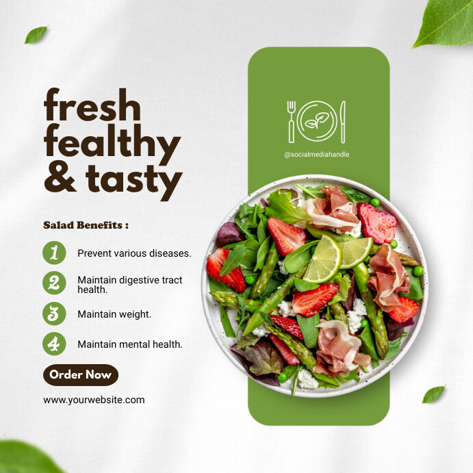 Healthy Living Template | PosterMyWall