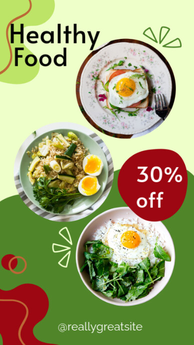 Copy of healthy meals flyer clean eating design | PosterMyWall