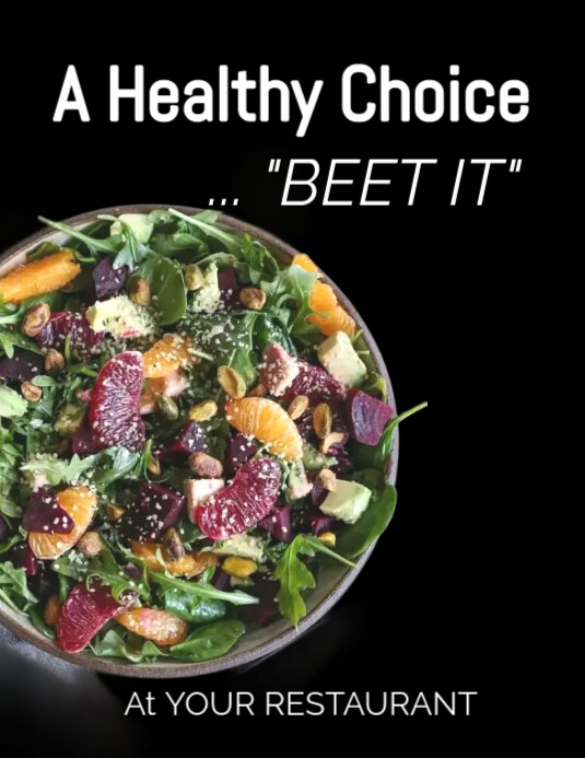Healthy salad Template | PosterMyWall
