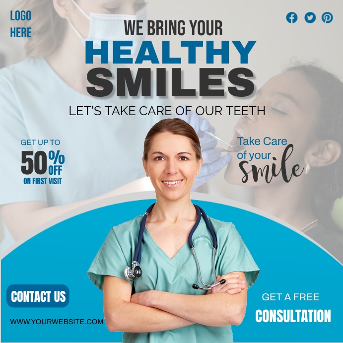 Healthy Smile Flyer Template | PosterMyWall