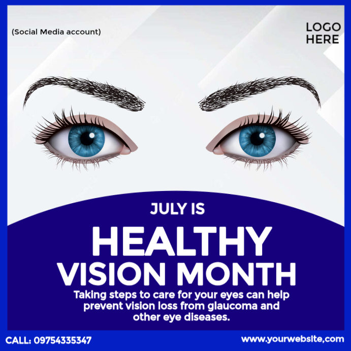 Copy of Healthy Vision Month | PosterMyWall