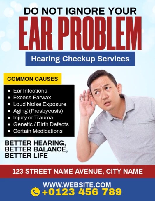 Copy of Hearing Checkup Services | PosterMyWall