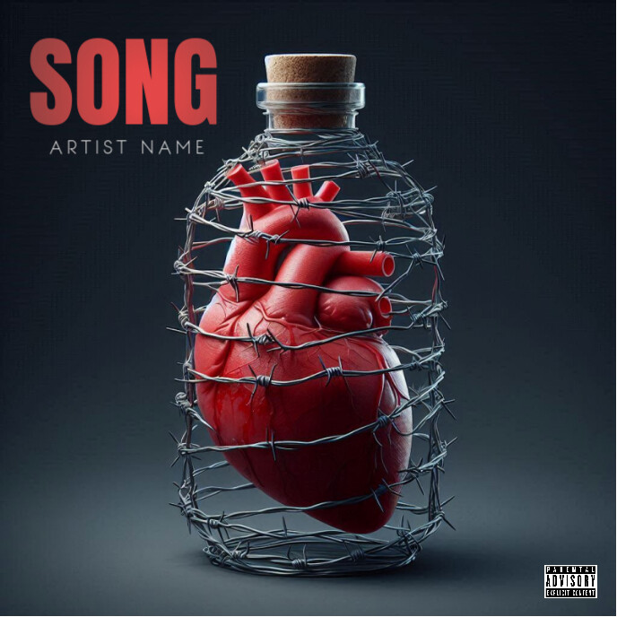 Heart album cover Template | PosterMyWall