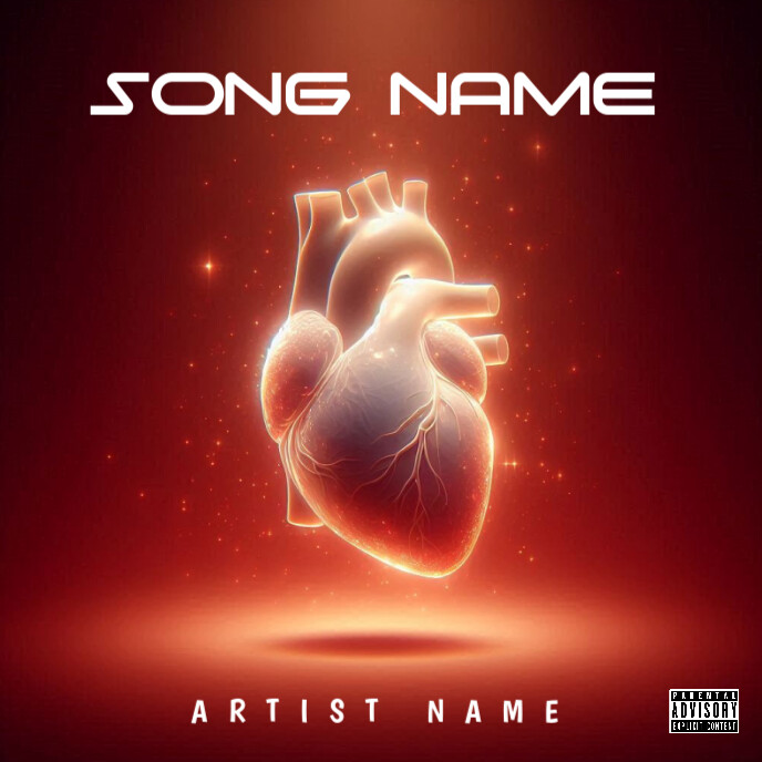 Heart album cover Template | PosterMyWall