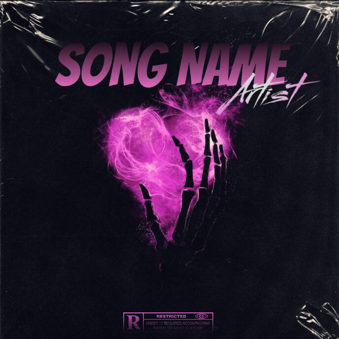 Heart Album Cover Template | PosterMyWall