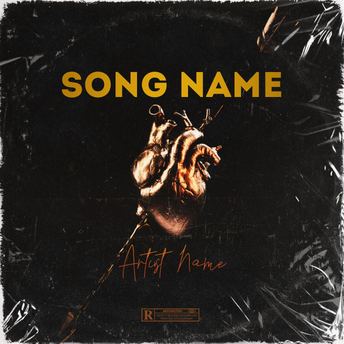 heart Album Cover music art trap mixtape rap | PosterMyWall