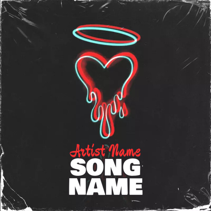heart Album Cover music art trap mixtape rap Template | PosterMyWall