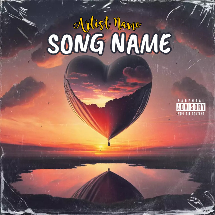 heart Album Cover music art trap mixtape rap | PosterMyWall