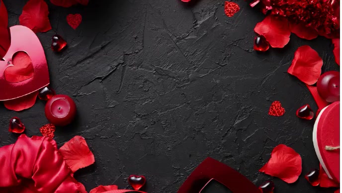 Copy of heart and flower leaf | PosterMyWall