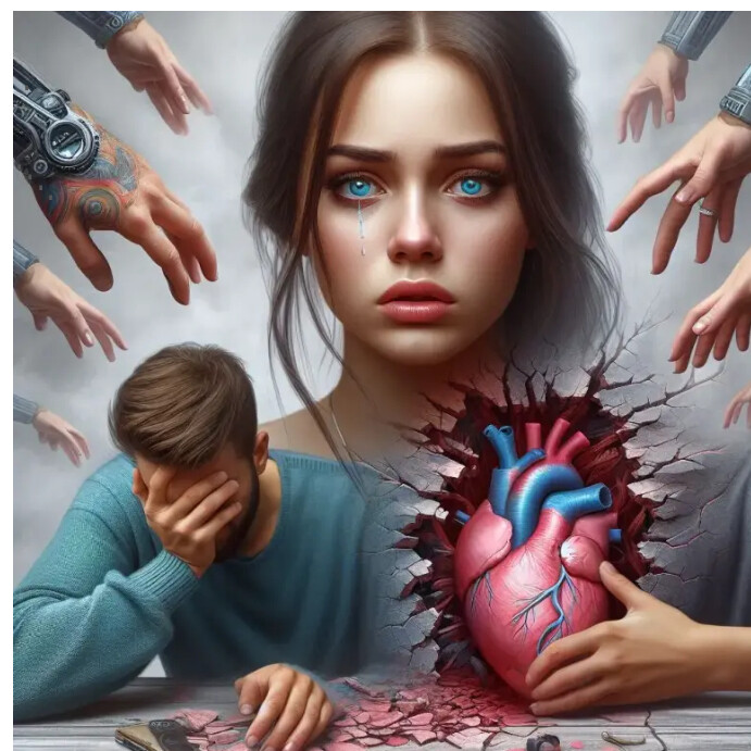 Heart break woman Template | PosterMyWall