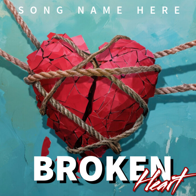 Copy of Heart Broken Album Cover | PosterMyWall