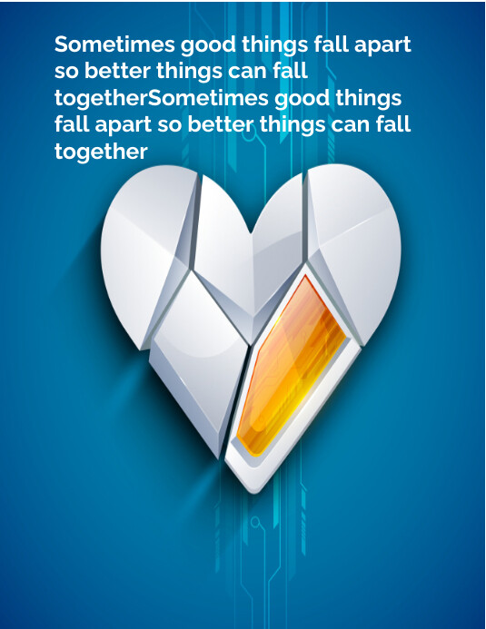 heart broken Template | PosterMyWall
