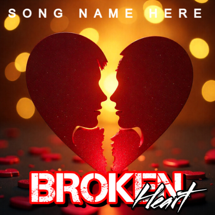 heart broken Template | PosterMyWall