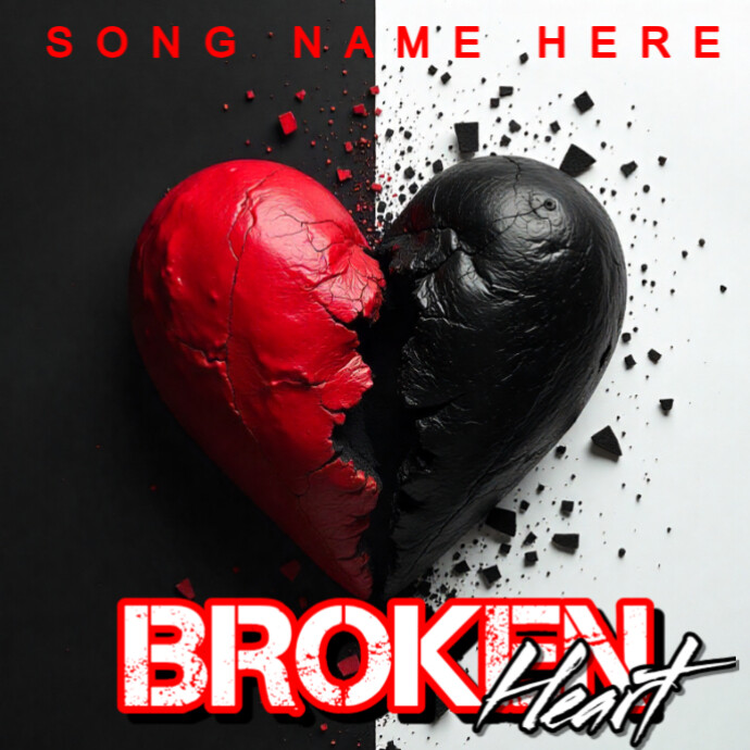 heart broken Template | PosterMyWall