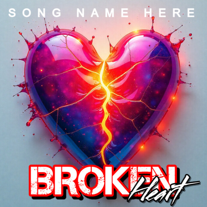 heart broken Template | PosterMyWall