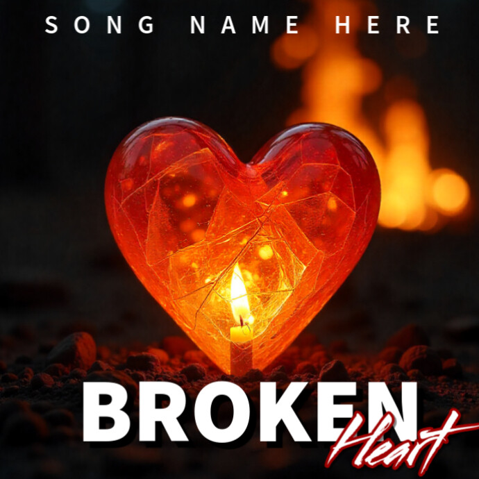 Copy of Heart Broken | PosterMyWall