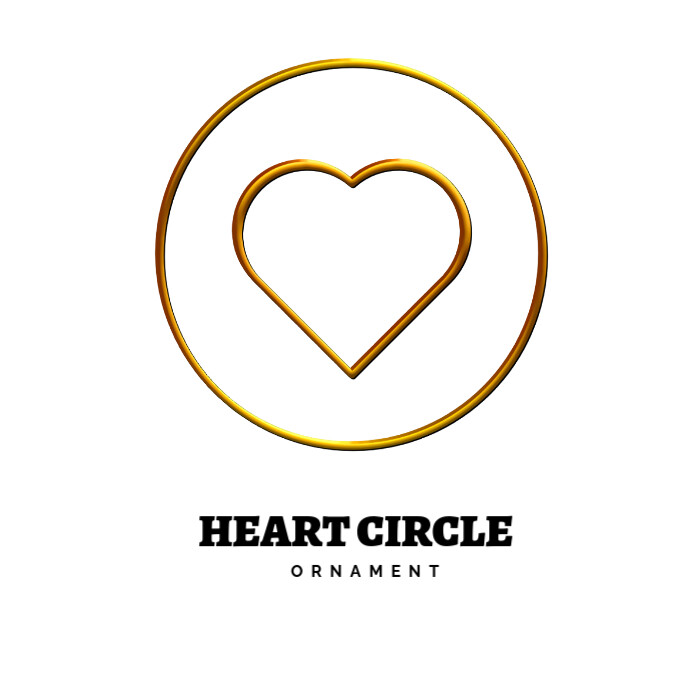 Heart circle logo Template | PosterMyWall