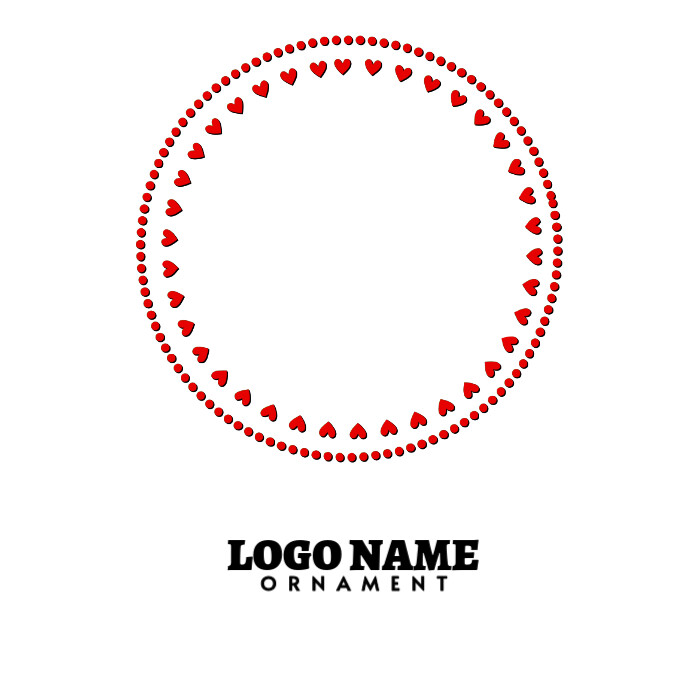 Heart circle logo Template | PosterMyWall