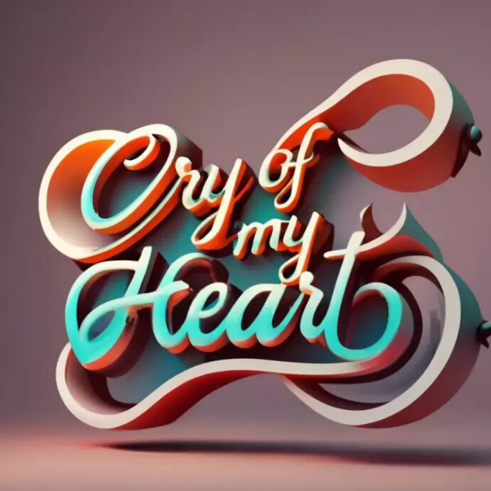 Copy of Heart cry design | PosterMyWall
