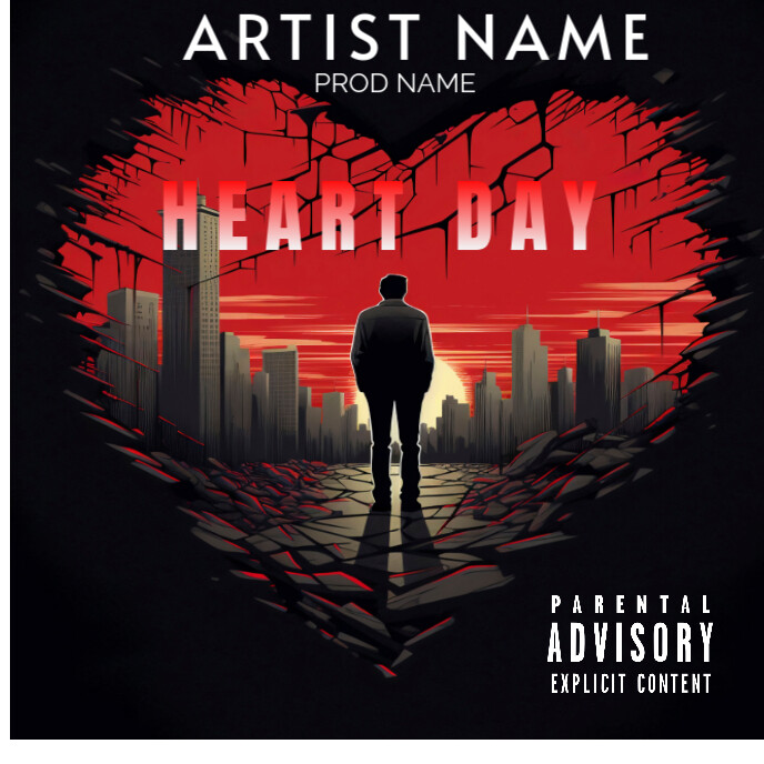 Plantilla de Heart Day Album Cover | PosterMyWall